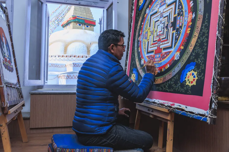 History and Evolution of Thangka Painting | Boudha Stupa Thanka