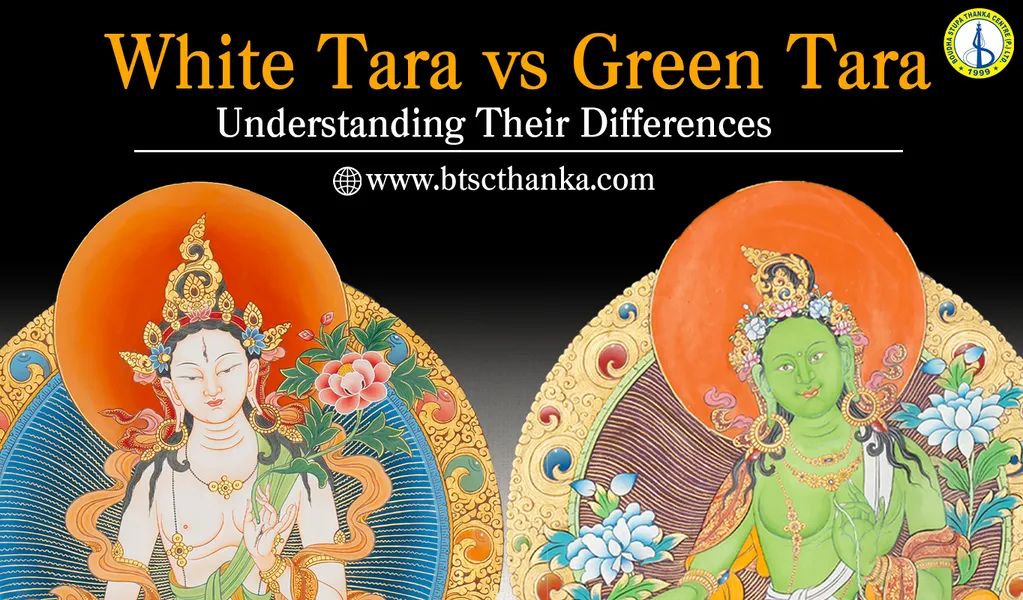 White Tara vs. Green Tara: Understanding Their Differences | Boudha ...