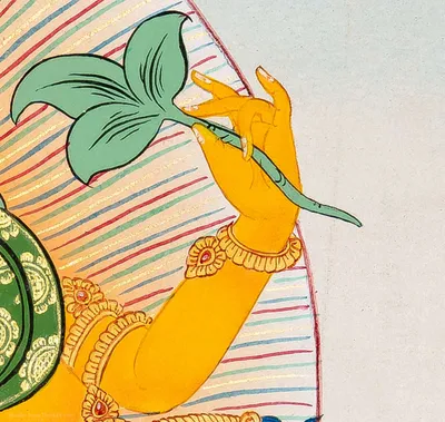 ORIGINAL PARNASHAVARI THANGKA PAINTING | Boudha Stupa Thanka