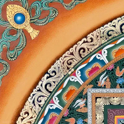 Manjushree Mandala – The Wisdom of Enlightenment | Boudha Stupa Thanka