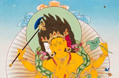 ORIGINAL PARNASHAVARI THANGKA PAINTING | Boudha Stupa Thanka