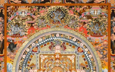 24K Gold Universal Mandala – Symbol of Unity and Balance | Boudha Stupa ...