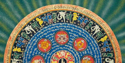 MANTRA MANDALA | Boudha Stupa Thanka