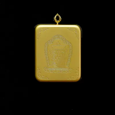 Garuda Handmade Thangka Pendant – Sacred Amulet for Protection and ...