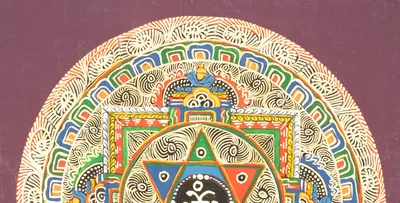 MANTRA MANDALA | Boudha Stupa Thanka