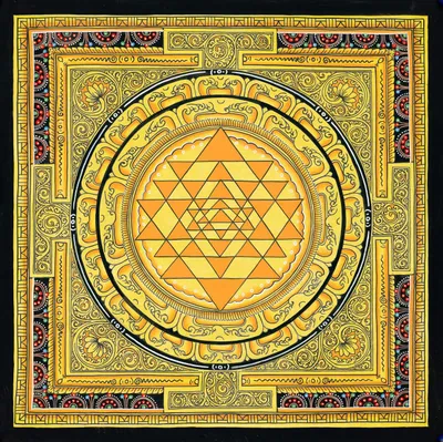 The Shree Yantra Mandala is one of the most powerful and sacred symbols ...