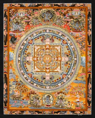 24K Gold Universal Mandala – Symbol of Unity and Balance | Boudha Stupa ...