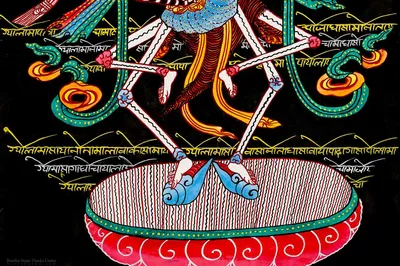 Sacred Chittapati Thangka – The Sky-Dancing Dakini of Liberation ...