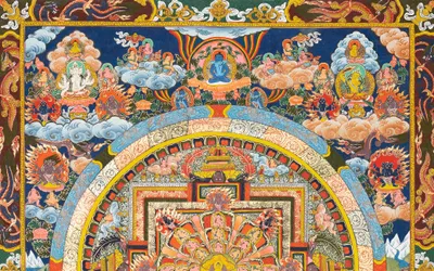UNIVERSAL MANDALA | Boudha Stupa Thanka