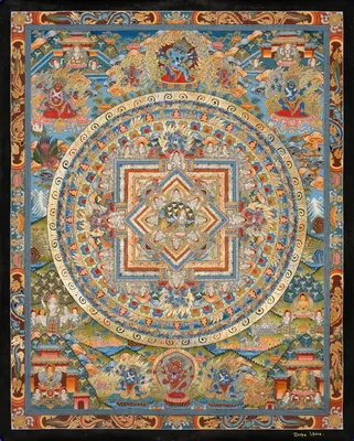 Universal Mandala Thangka – Cosmic Energy and Spiritual Healing Art ...