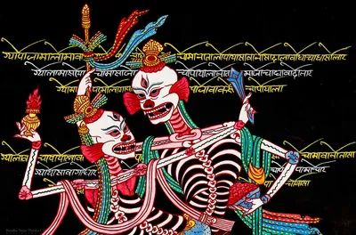 Sacred Chittapati Thangka – The Sky-Dancing Dakini of Liberation ...
