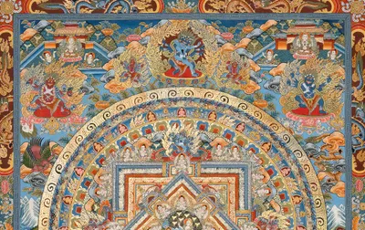 Universal Mandala Thangka – Cosmic Energy and Spiritual Healing Art ...