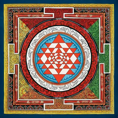 The Shree Yantra Mandala is one of the most powerful and sacred symbol ...