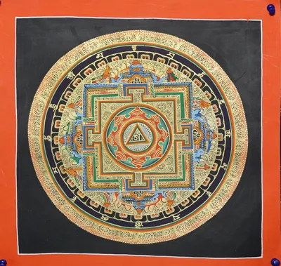 MANTRA MANDALA | Boudha Stupa Thanka