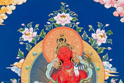 RED TARA | Boudha Stupa Thanka