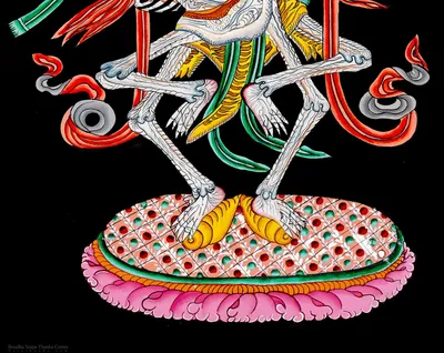 Chittapati Thangka – Sacred Guardian of the Vajrayana Path | Boudha ...