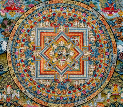 UNIVERSAL MANDALA | Boudha Stupa Thanka