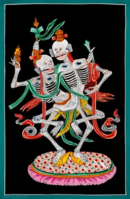 Chittapati Thangka – Sacred Guardian of the Vajrayana Path | Boudha ...
