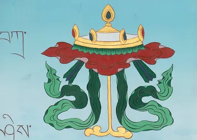 Eight Auspicious Buddhist Symbols Thangka – The Sacred Signs of ...