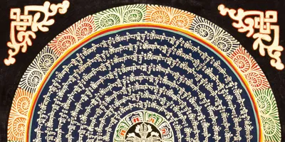 MANTRA MANDALA | Boudha Stupa Thanka