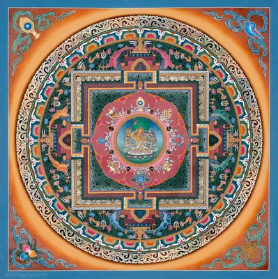 Manjushree Mandala – The Wisdom of Enlightenment | Boudha Stupa Thanka