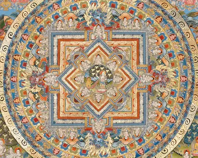 Universal Mandala Thangka – Cosmic Energy and Spiritual Healing Art ...