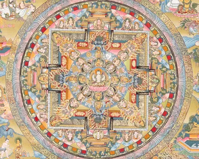 UNIVERSAL MANDALA | Boudha Stupa Thanka