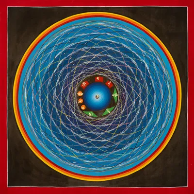 Cosmos Mandala – Handmade Thangka Painting sacred diagrams that guide ...