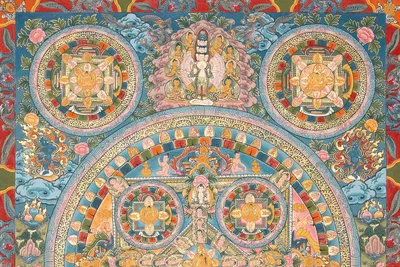 Hand-Painted Universal Mandala – Ancient Art of Tibetan Buddhism ...