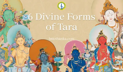Green Tara Mantra: Om Tare Tuttare Ture Soha | Boudha Stupa Thanka